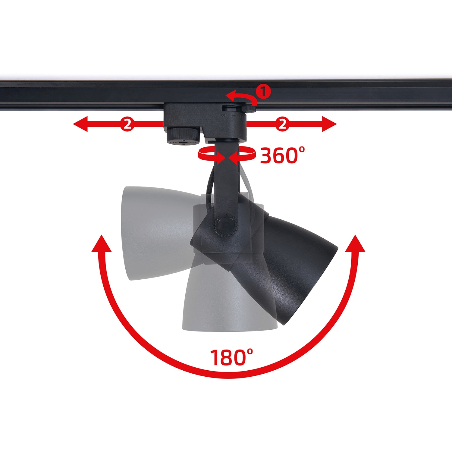 Kit Steka Goldi Kit LED lampa de sina GU10 x4 x4 + bara colectoare 2m ...