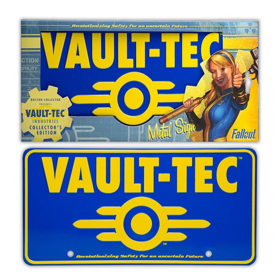 Fallout: Vault-Tec Metal Sign (Collectors Edition) Fém tábla - eMAG.hu