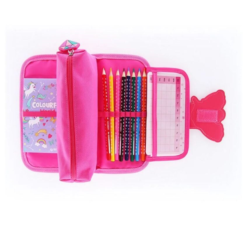 Penar echipat 1 compartiment Unicorn Roz - eMAG.ro