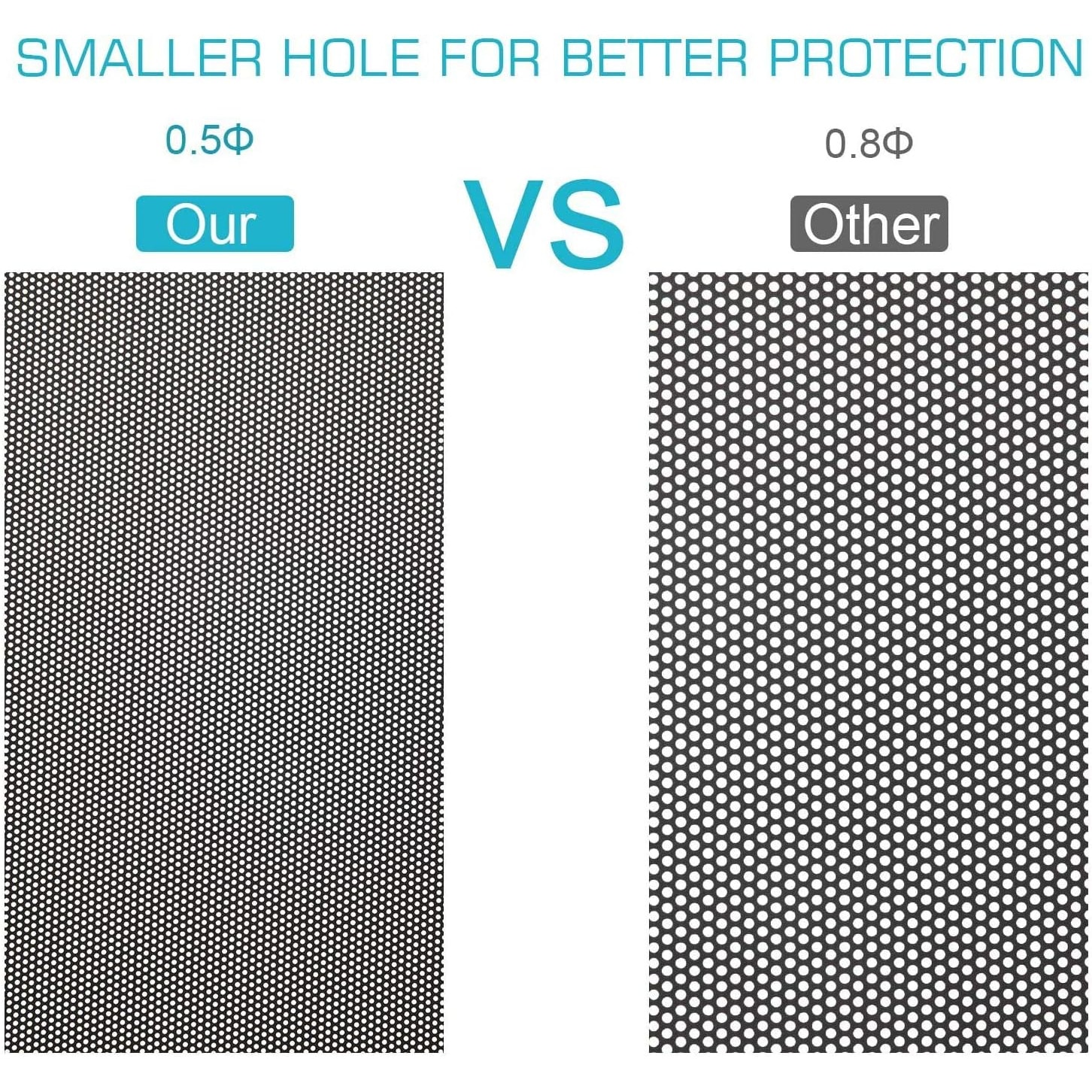 Filtru de praf pentru ventilator PC, JeiibrZui, PVC, Negru, 360 x 120 ...