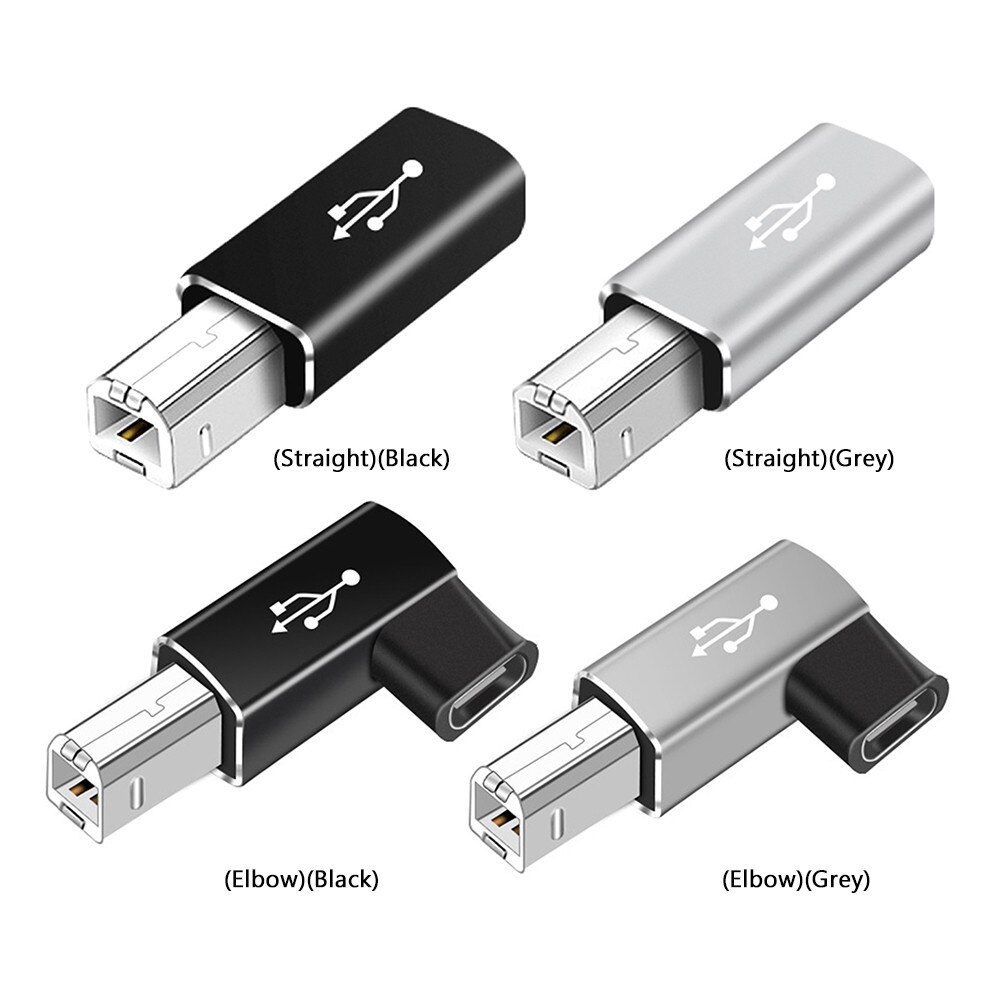 Adaptor USB tip C mama la USB B, Sunmostar, Negru - eMAG.ro