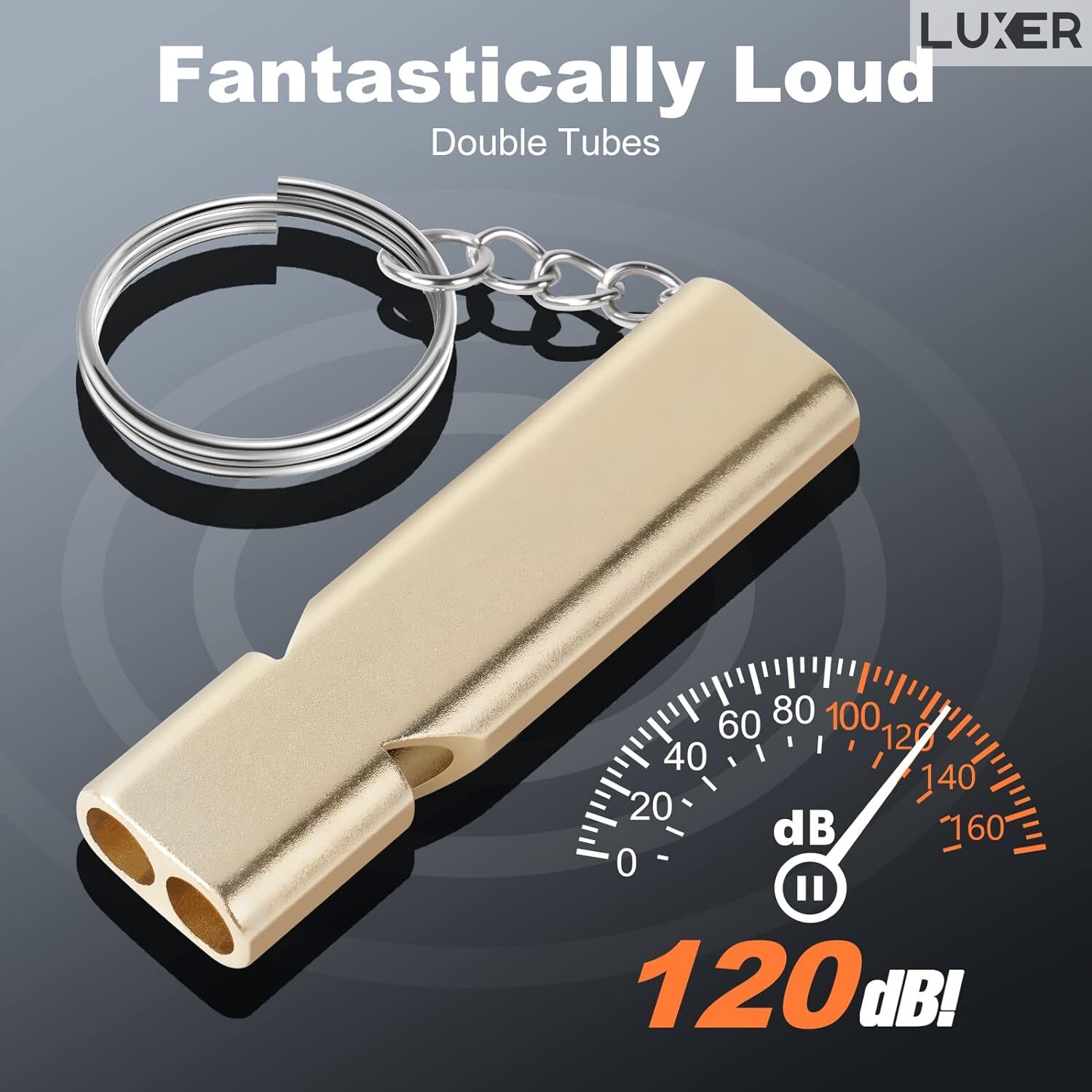 Fluier Dual din Aluminiu pentru Drumetii, Activitati Fizice, Dresare ...