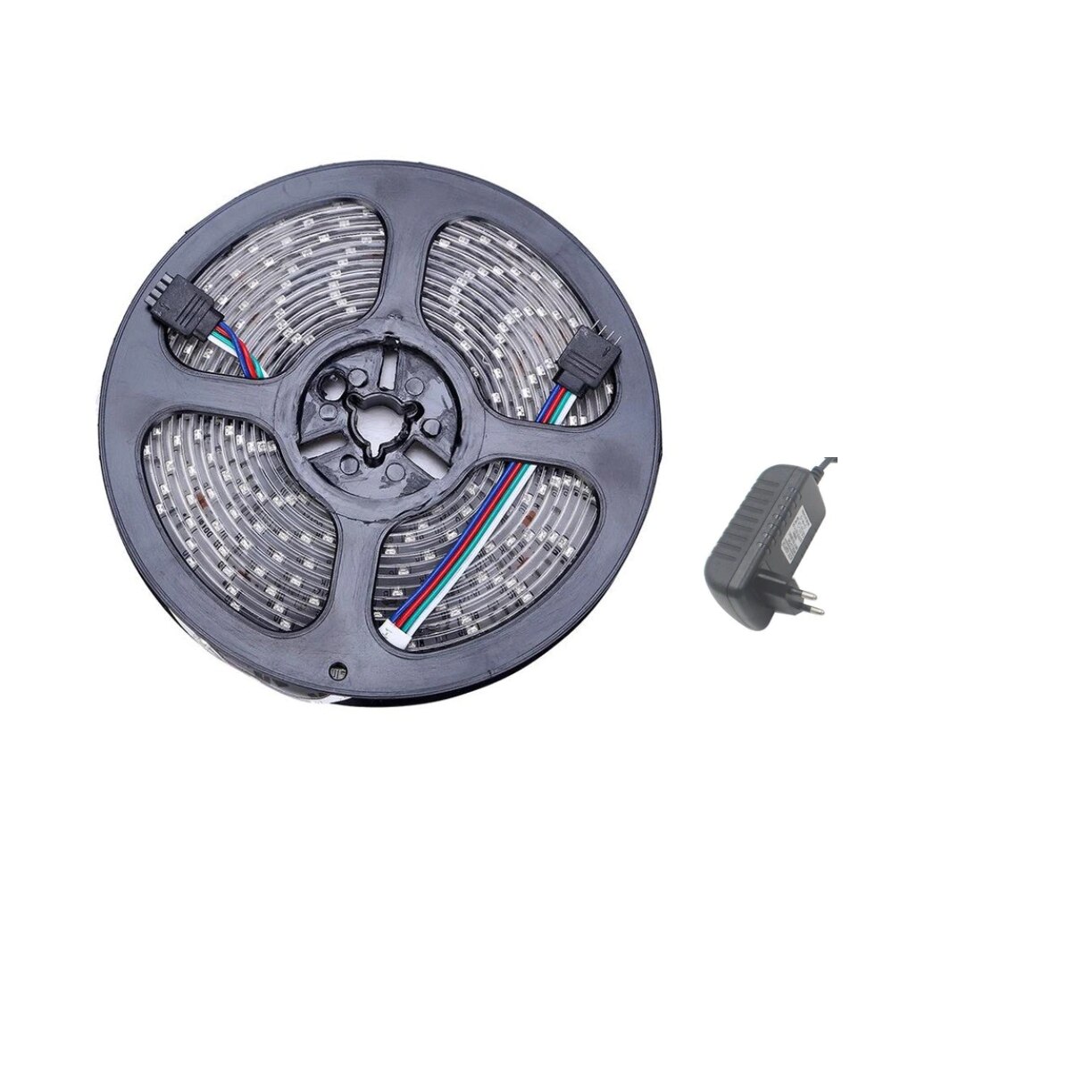 Kit Banda LED RGB, KlaussTech, Telecomanda si Transformator Incluse ...