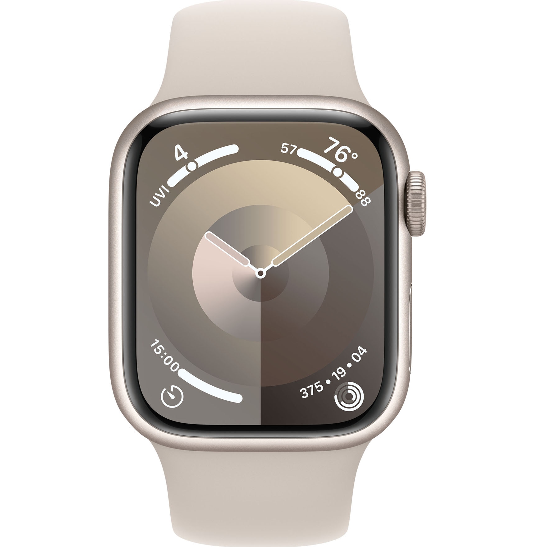 Apple Watch 9 okosóra, GPS, Cellular, Starlight alumínium tok, 41mm ...