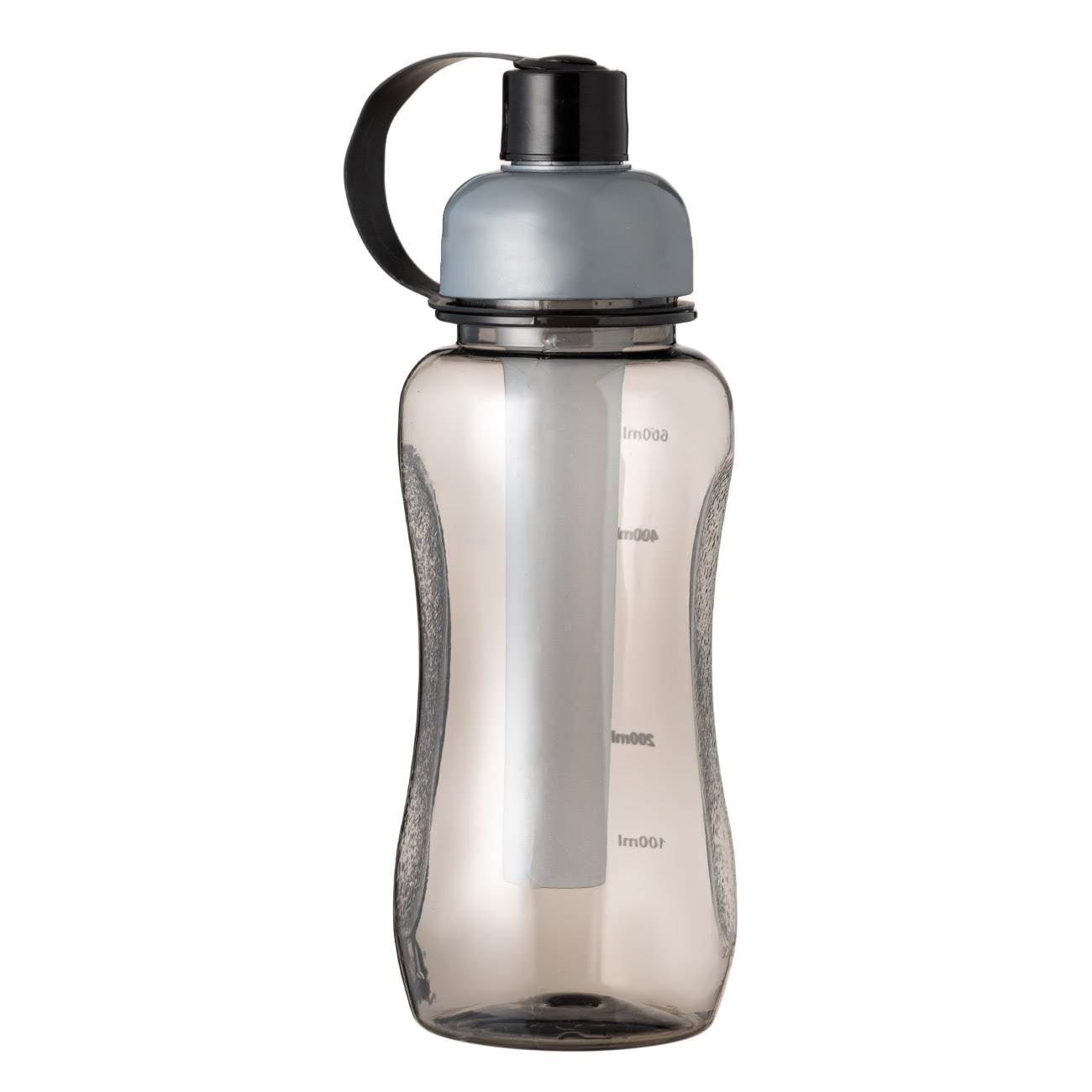 Sticla pentru apa sport din plastic neagra transparenta cu acumulator ...