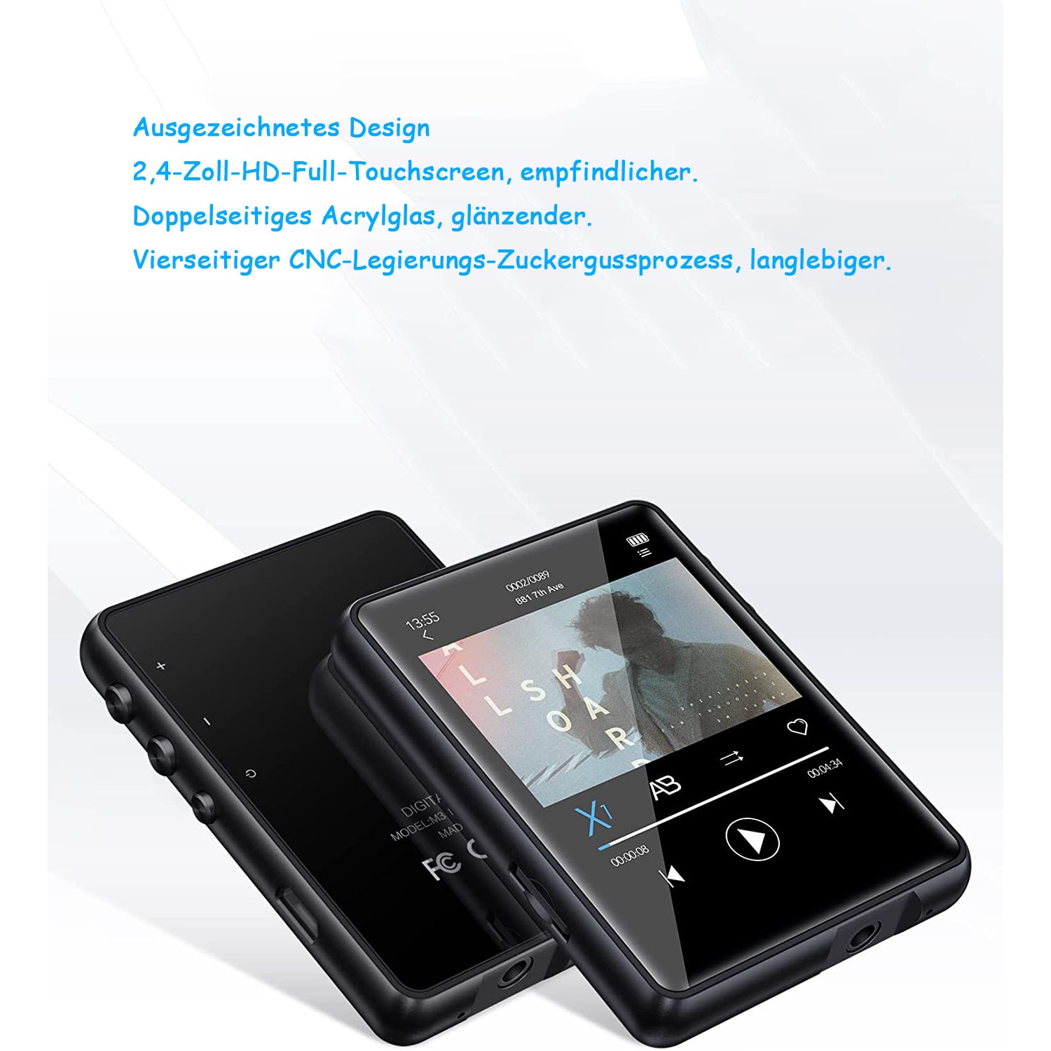 MP3 Player Bluetooth, 16 BG, Negru - eMAG.ro