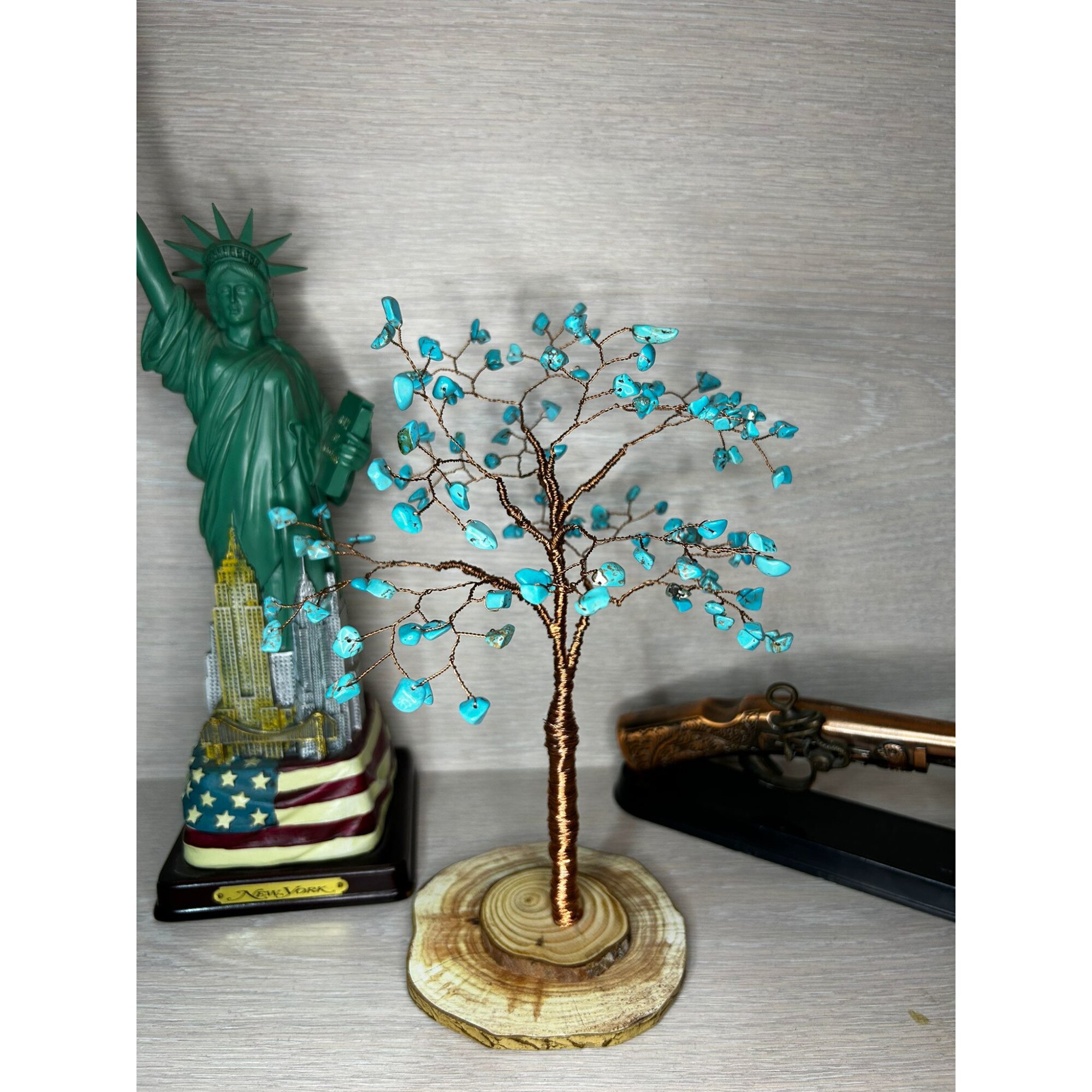 Copac decorativ din pietre semipretioase( Turcoaz) - eMAG.ro