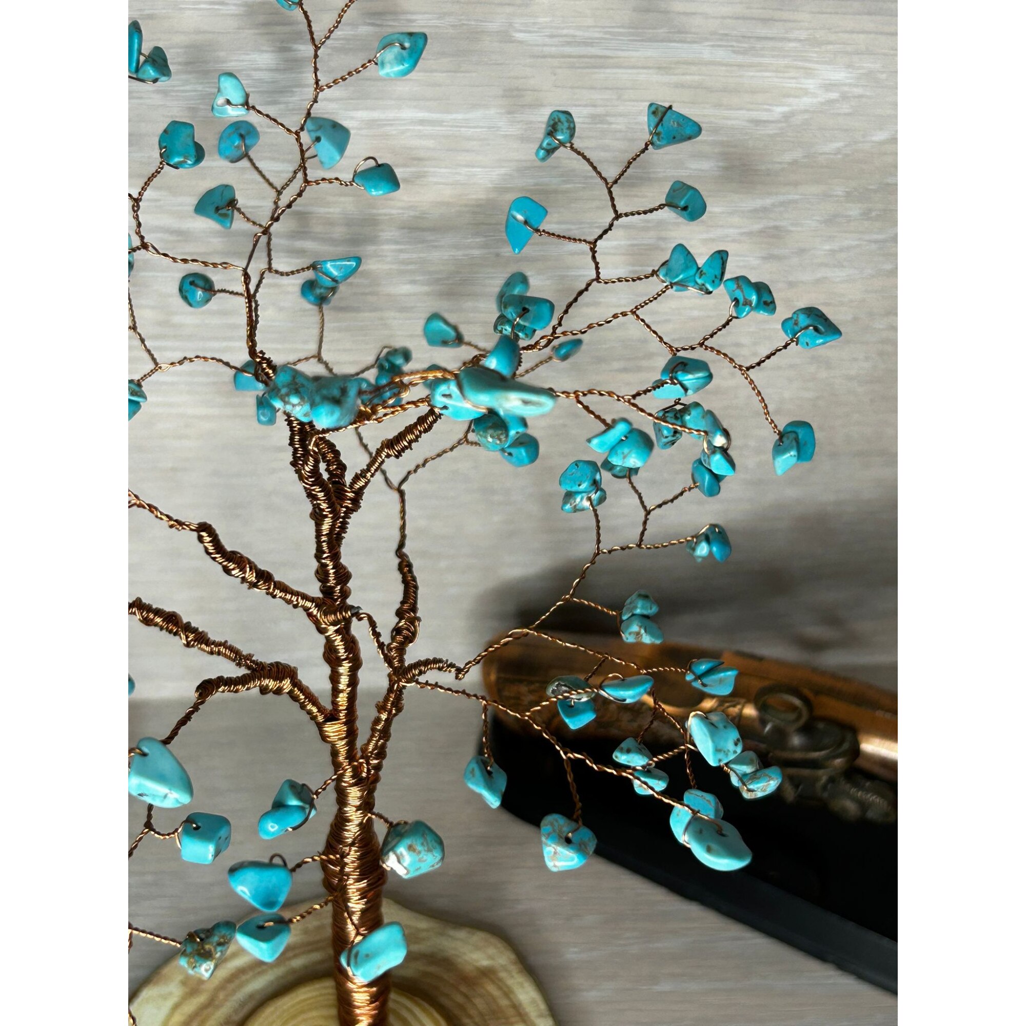 Copac decorativ din pietre semipretioase( Turcoaz) - eMAG.ro