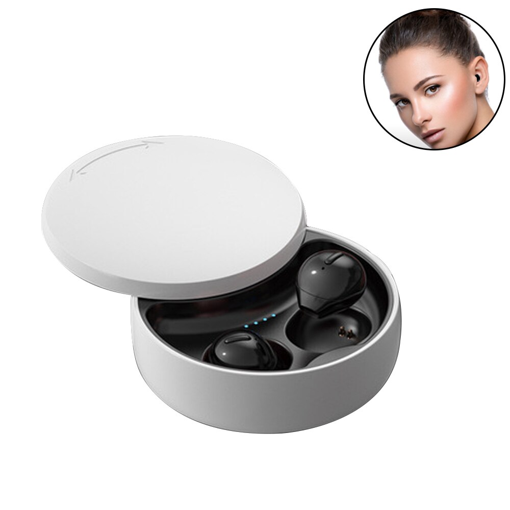 Casti fara fir, Bluetooth, IPX7, Alb - eMAG.ro