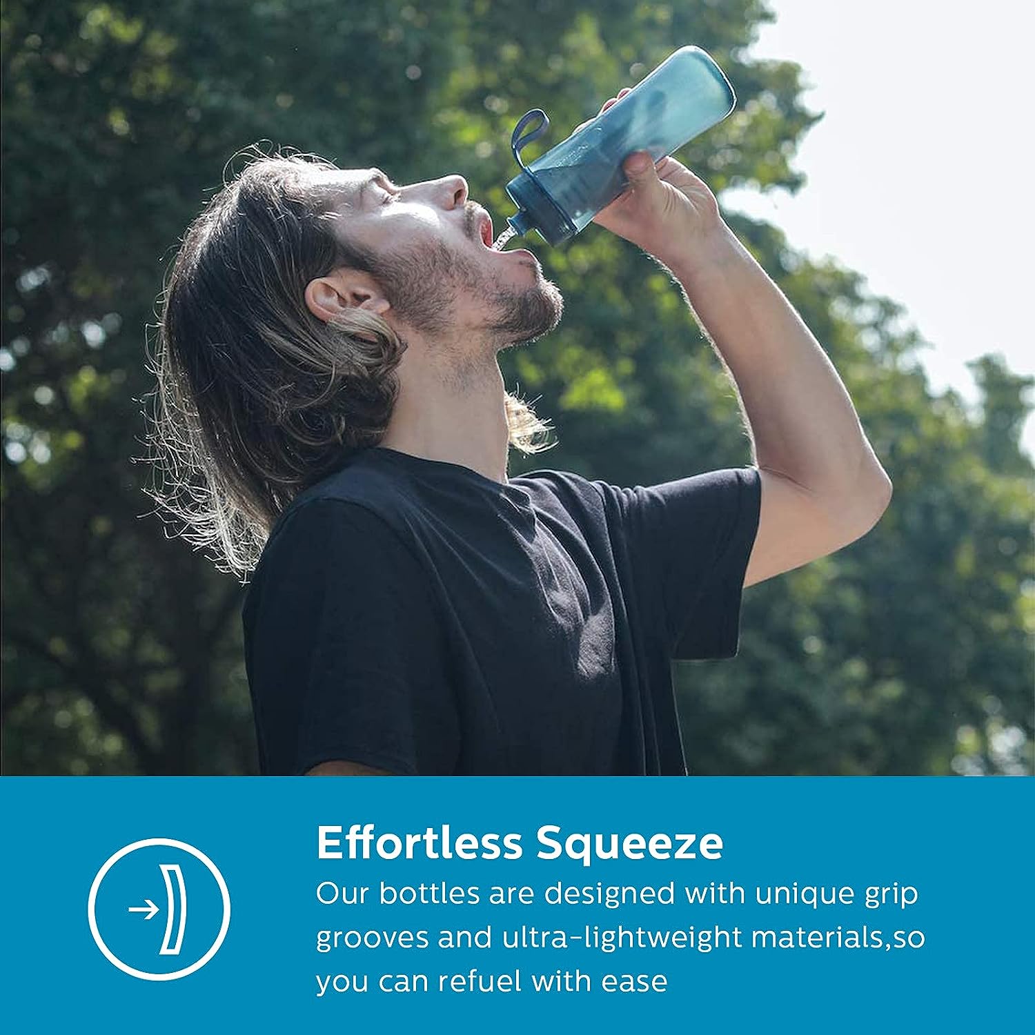 Sticla filtranta Phillips, Go Zero Fitness, 590ml, purifica si ...