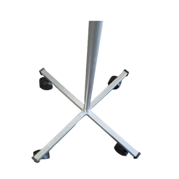Stativ de perfuzii cu cadru inox si 2 carlige, 4 roti - eMAG.ro