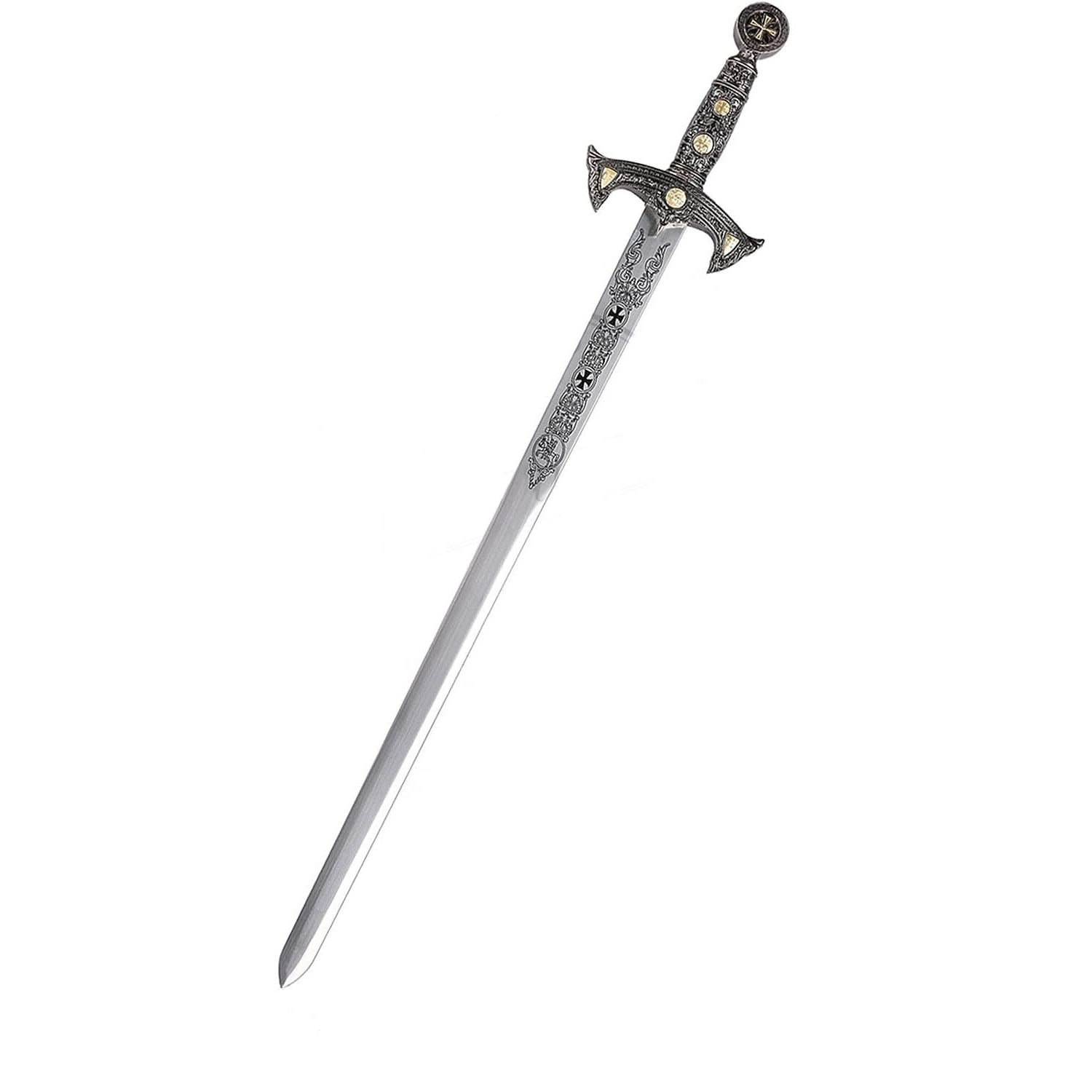 Sabie Cavaler Templier cu Teaca, Decorativa, Inox, 75cm, JT6136SU - eMAG.ro