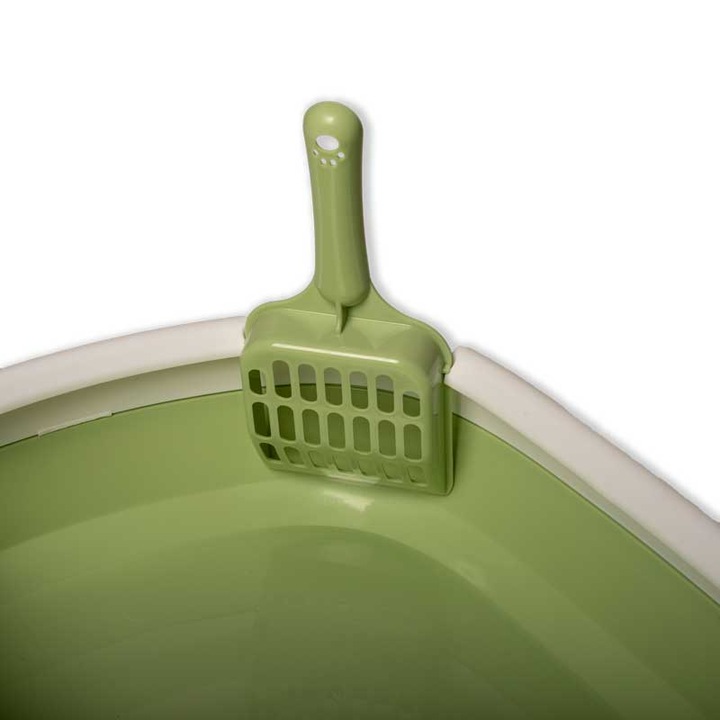 Litiera mica pentru pui de pisica, Sarsaila, avocado, 39Lx33lx11 cm ...