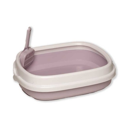 Litiera mica pentru pui de pisica, Sarsaila, mov, 39Lx33lx11 cm - eMAG.ro