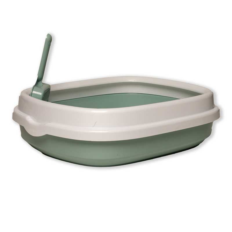 Litiera mica pentru pui de pisica, Sarsaila, vernil, 39x33x11 cm - eMAG.ro