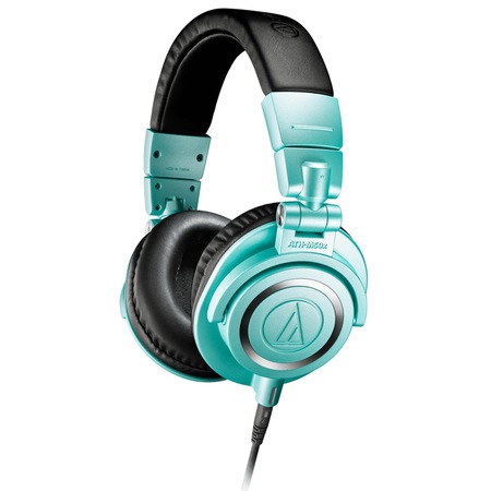 Dj аудио слушалки Audio-Technica ATH-M50x, Ice Blue - eMAG.bg
