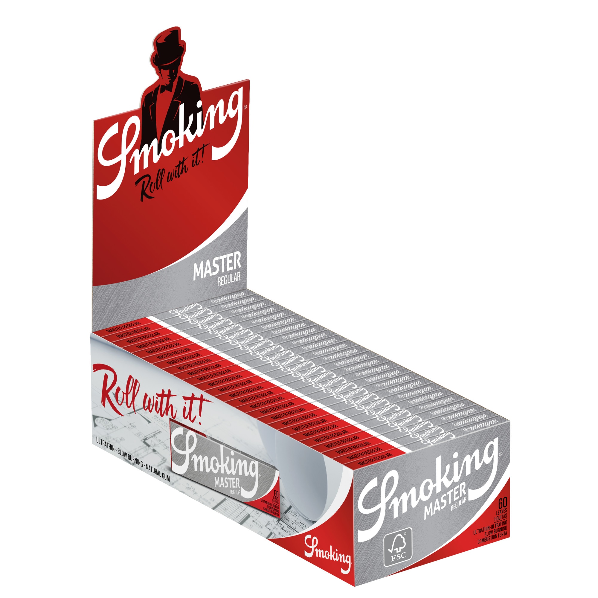 Set Foite Rulat Smoking Regular Master, 50 Bucati - eMAG.ro