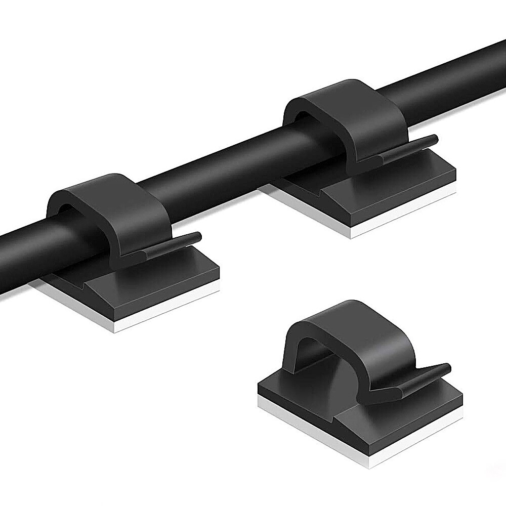 Suport de cablu cu autoadeziv, Sunmostar, 50 buc, Negru - eMAG.ro