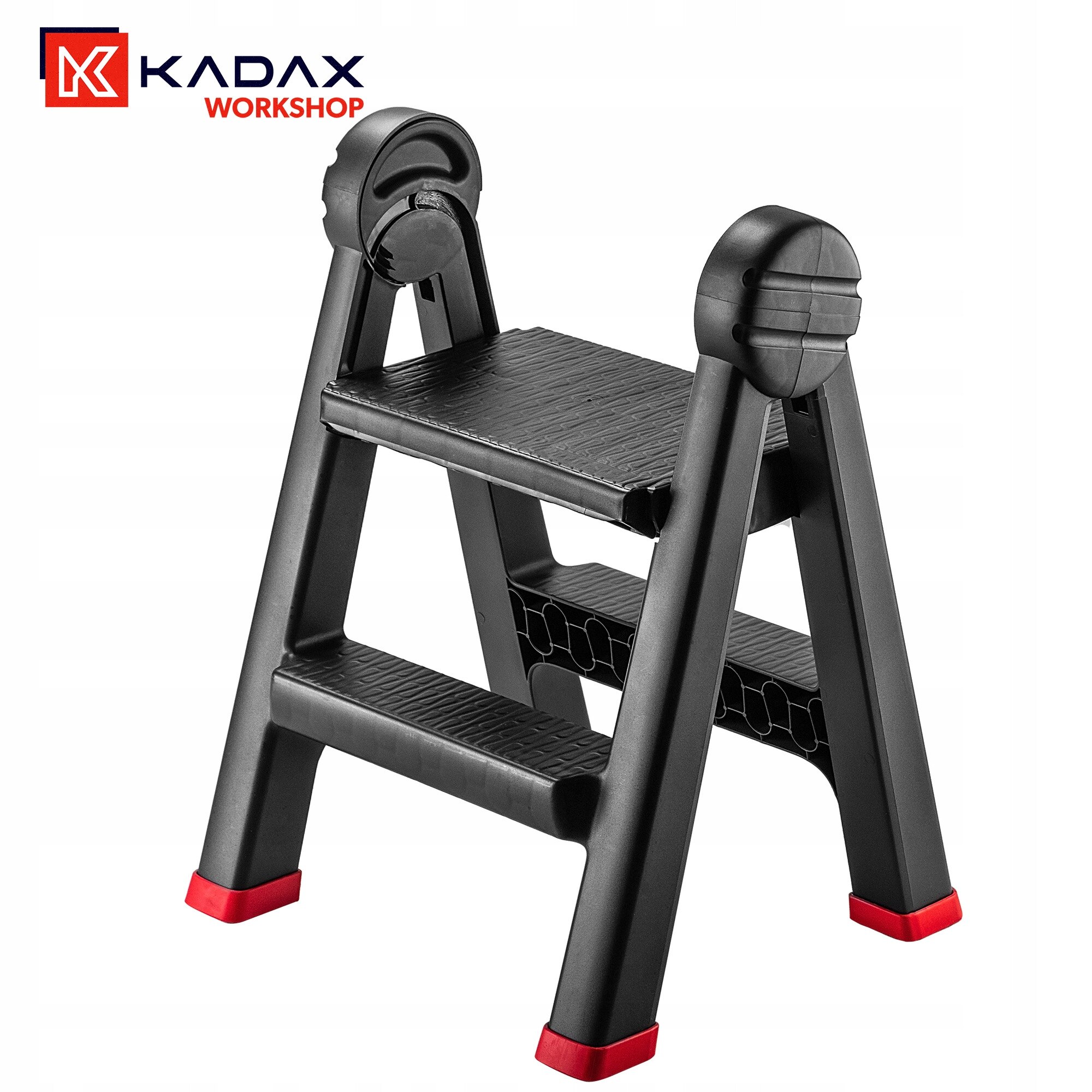 Scara de lucru, Kadax, Plastic, Sarcina amxima, 150 kg, Negru - eMAG.ro