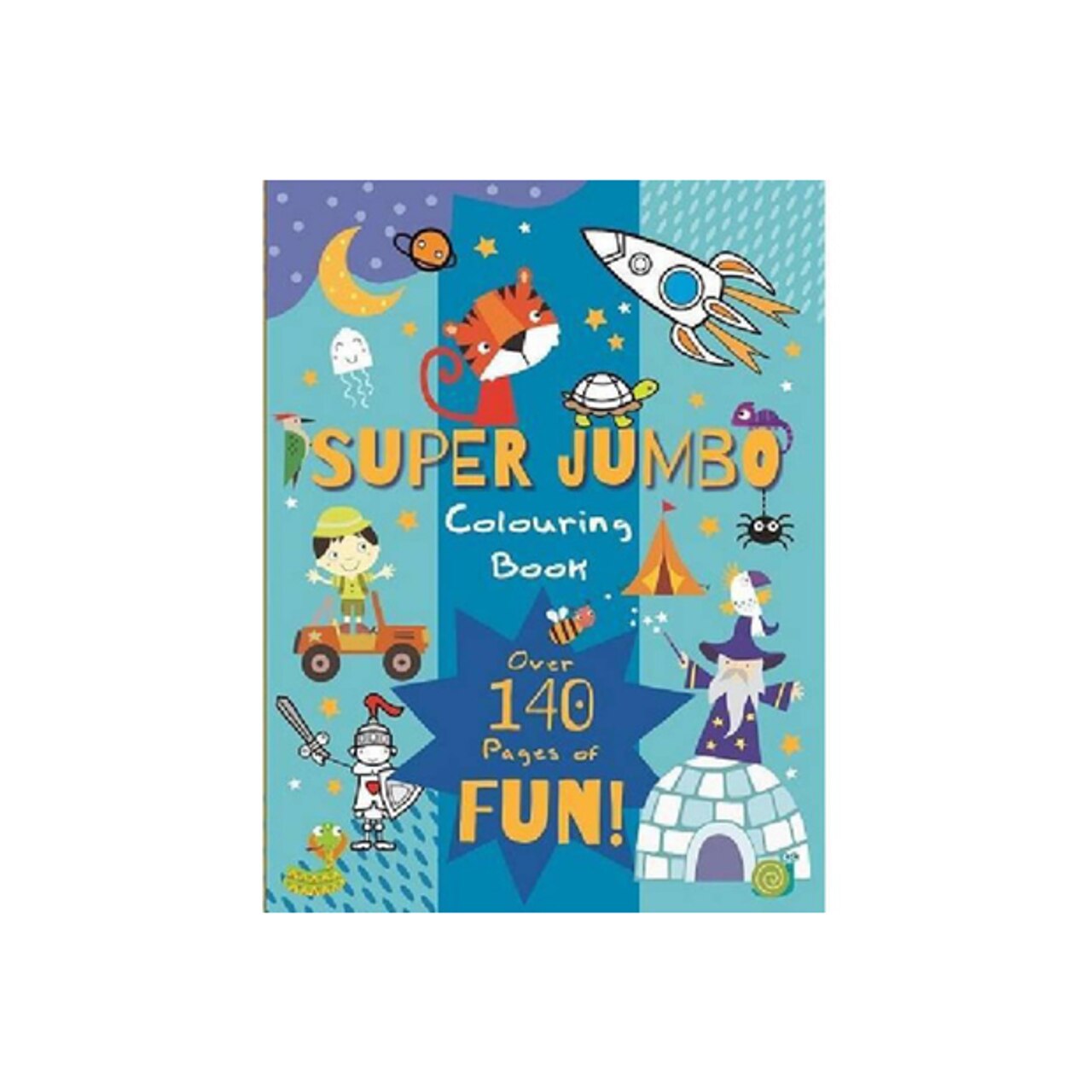 Carte de colorat pentru copii, North Parade Publishing, Super Jumbo ...