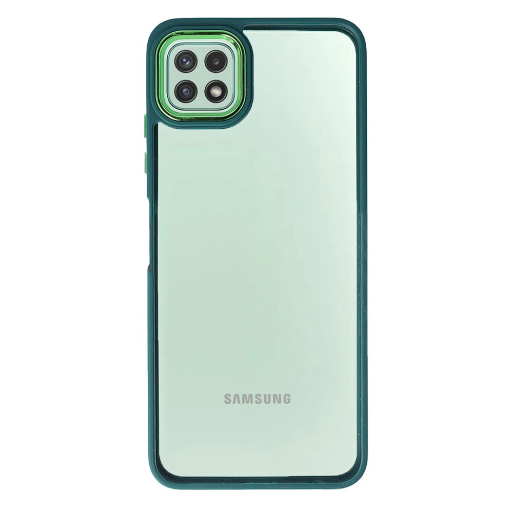 Калъф с прозрачен гръб, съвместим със Samsung Galaxy A22 5G, твърд гръб ...