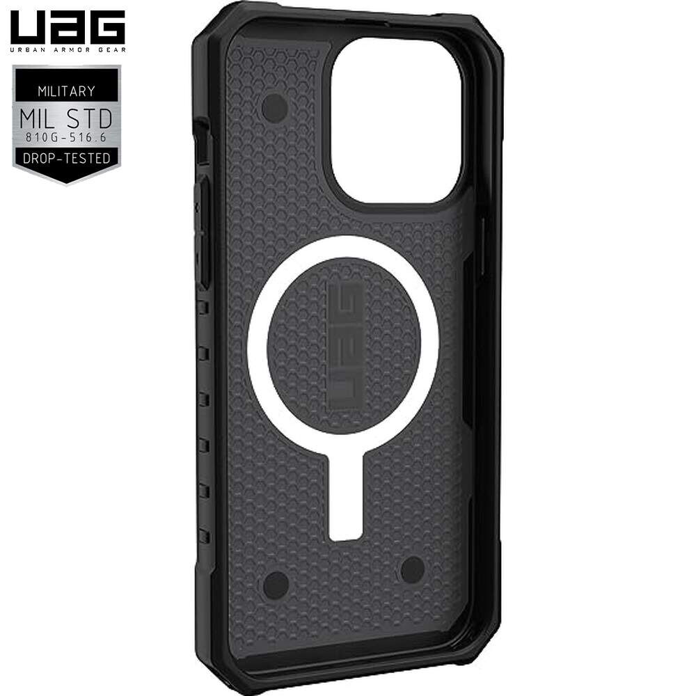 Husa de protectie UAG Pathfinder Magsafe pentru iPhone 15 Pro, Silver ...