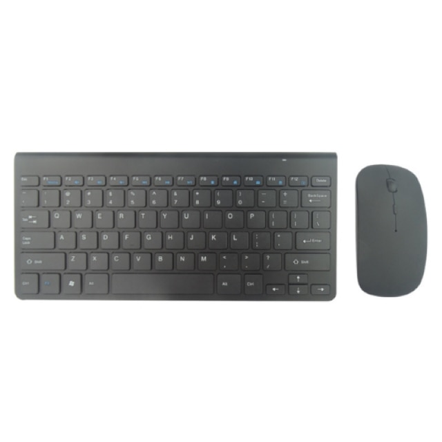 Kit Tastatura si Mouse, Ultra Subtire, Wireless, Premium, Negru - eMAG.ro