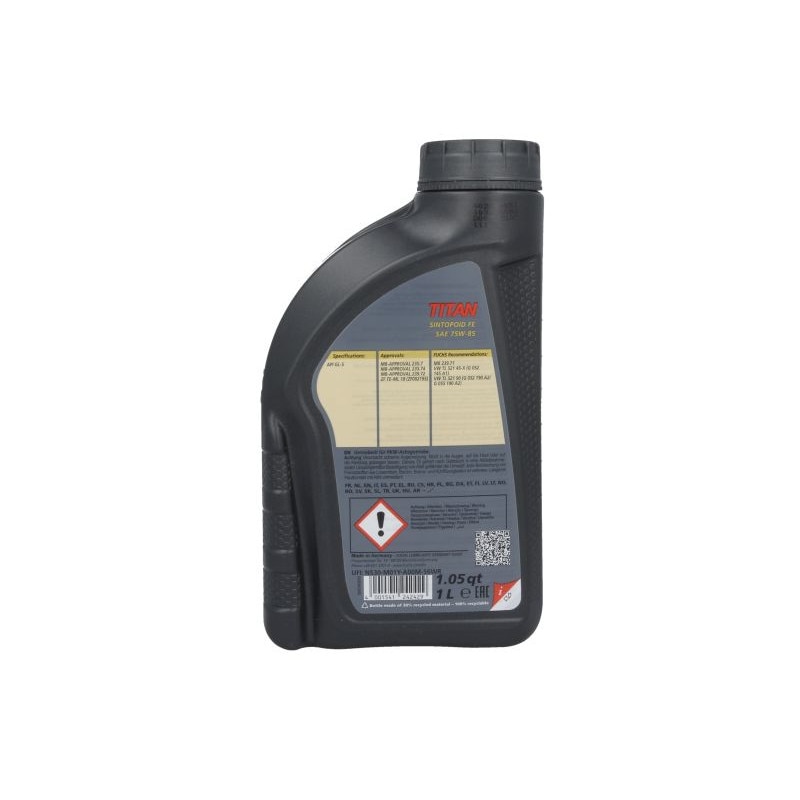 Масло от ръчна скоростна кутия 1 L API GL-5, MB 235.7, MB 235.74, MB ...