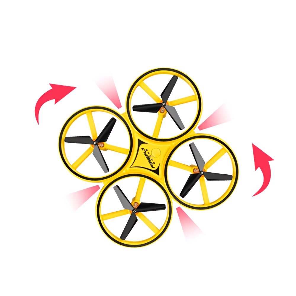 E-manor Smart Quadcopter Drón, Intelligens ütközéskerülő, LED, Súly 73g ...