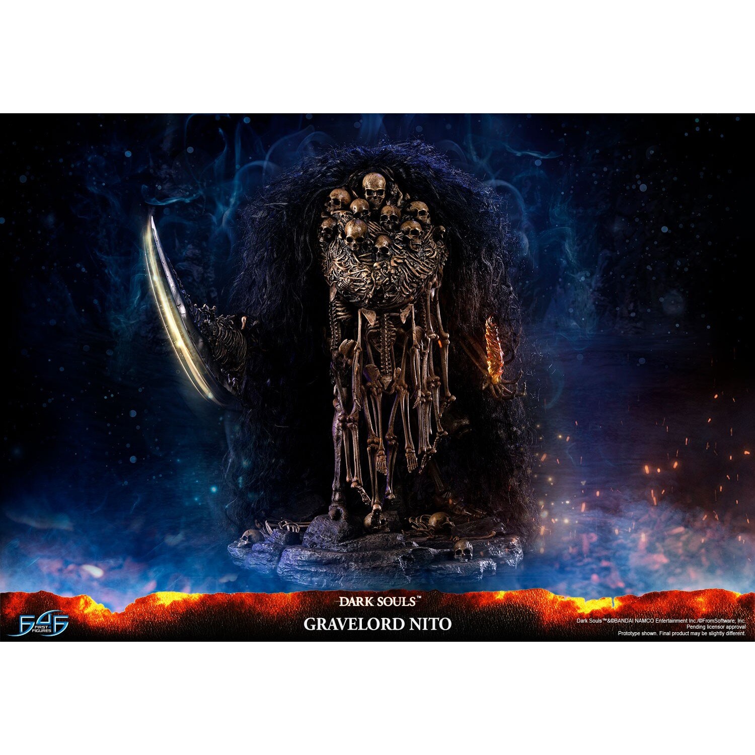 First4Figures - Dark Souls (Gravelord Nito) Szobor - kb. 68.5 cm magas ...