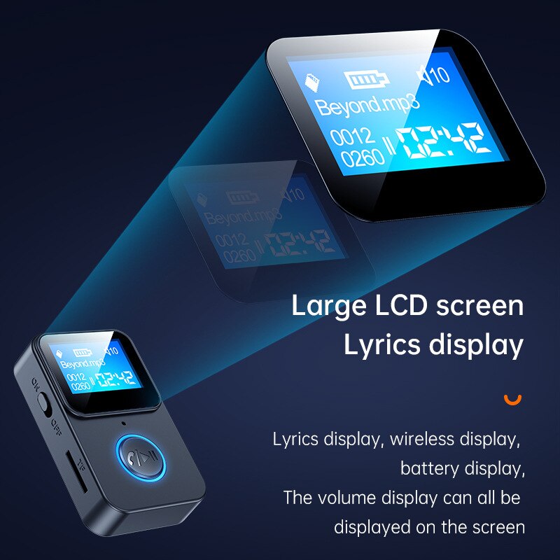 Mp3 Player Cu Bluetooth 5.0, Sunmostar, Negru - eMAG.ro