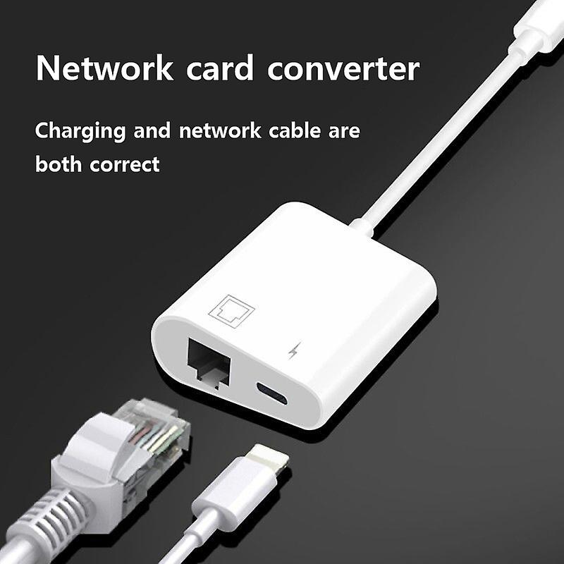 Adaptor de retea Lightning la Rj45, Sunmostar, Alb - eMAG.ro