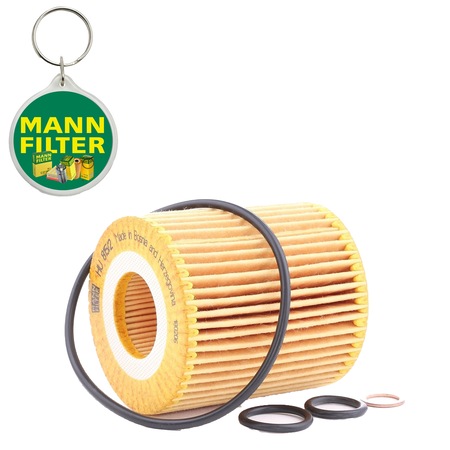 Filtru ulei MANN FILTER HU815/2X, se potriveste BMW 1 (E81), 1 (E82), 1 (E87), 1 (E88), 3 (E46 ...