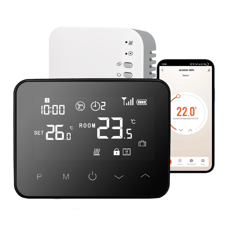 Quicksmart Q20 Intelligens vezeték nélküli termosztát, Környezeti ...