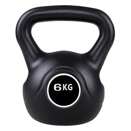 Gantera Kettlebell 6kg Neagra - eMAG.ro