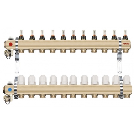 Distribuitor/repartitor Ferro, tip RZP 1'', 10 cai - eMAG.ro