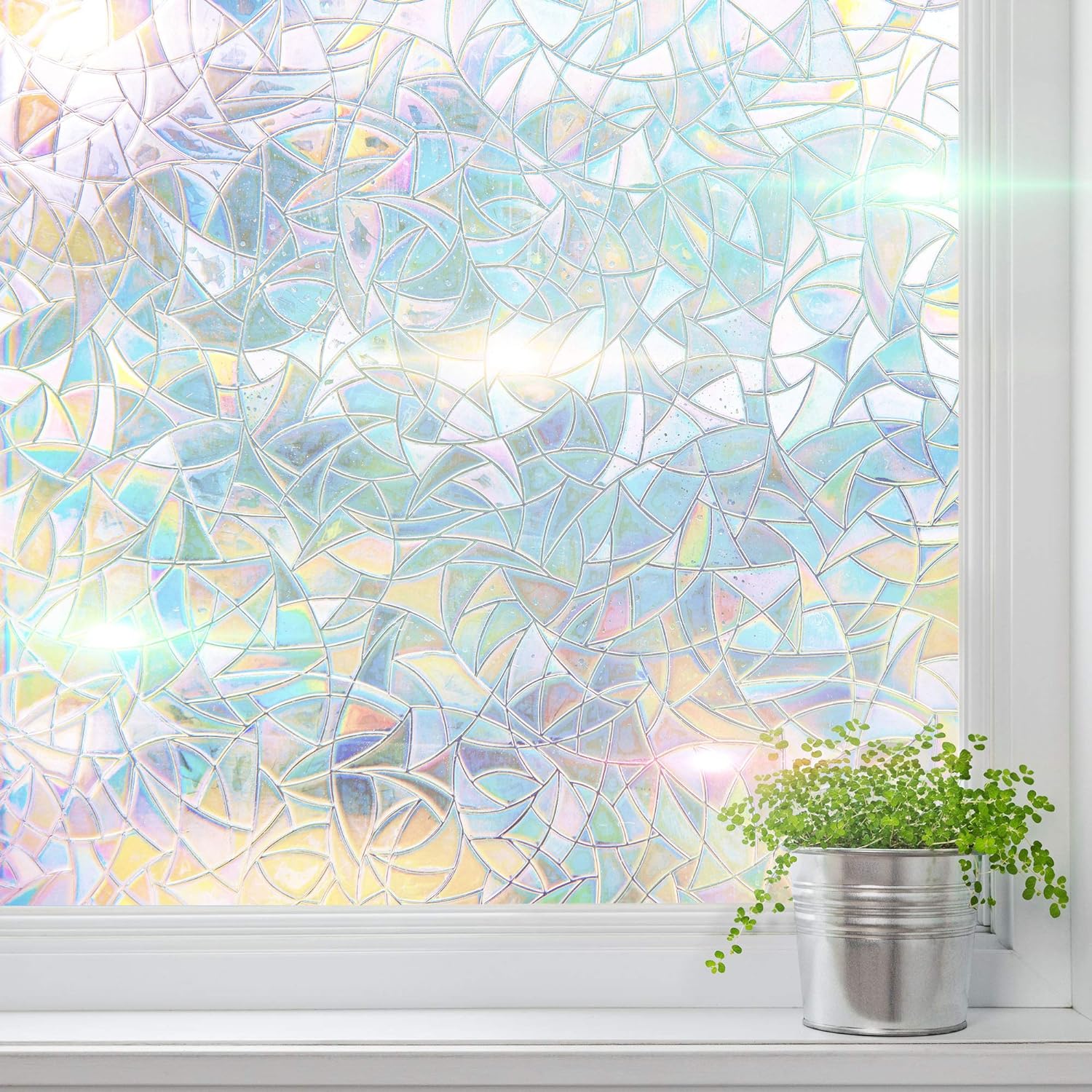 Folie decorativa pentru geamuri, Zola®, autoadeziva, transmite lumina ...