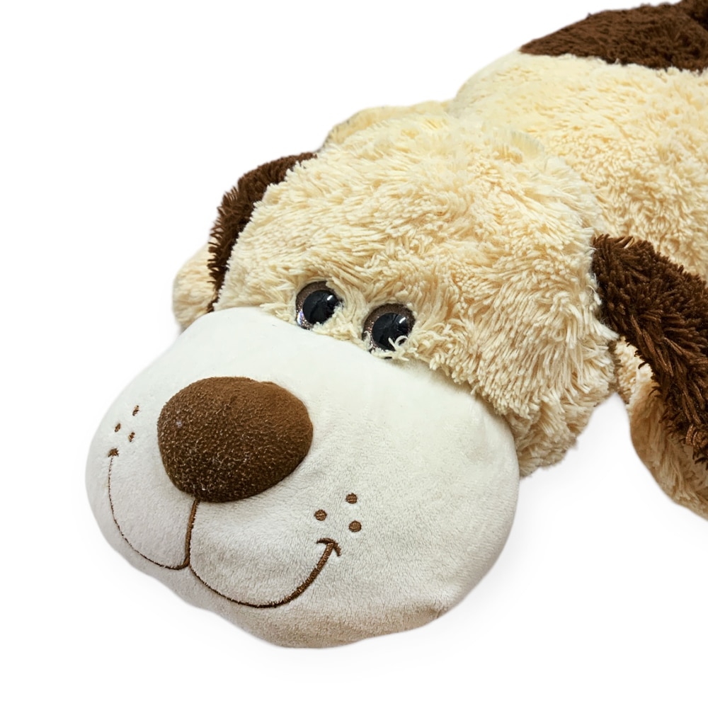 Плюшена играчка Chippo 21-233-11 1-128, Куче, Блестящи очи, 60 см, Бежов - eMAG.bg