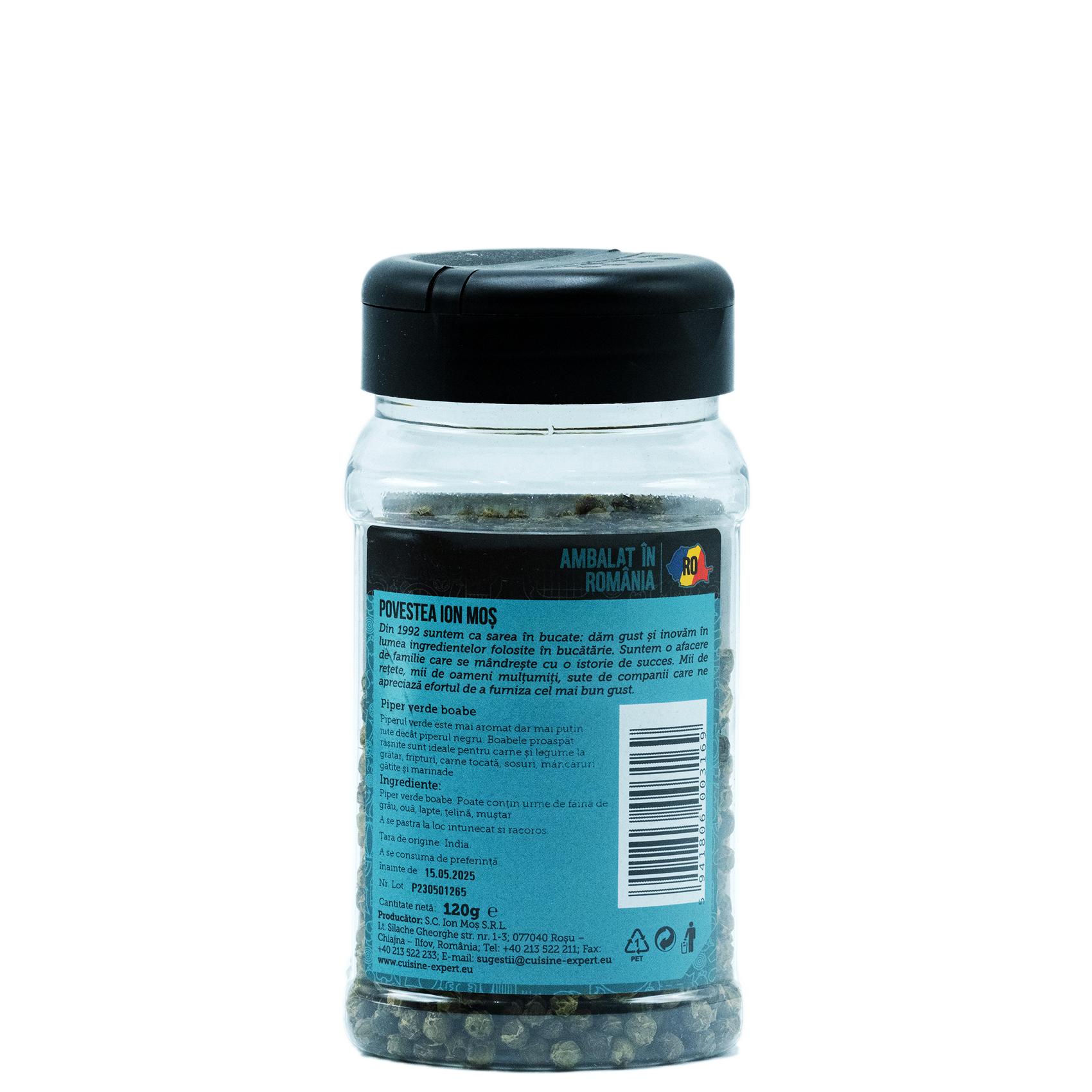 Piper verde boabe, Cuisine Expert, 120g - eMAG.ro