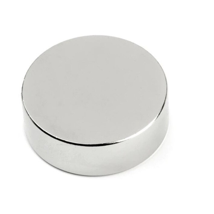 Magnet disc 30x10mm N35 Ventoo®, neodim puternic, suprafata nichelata ...