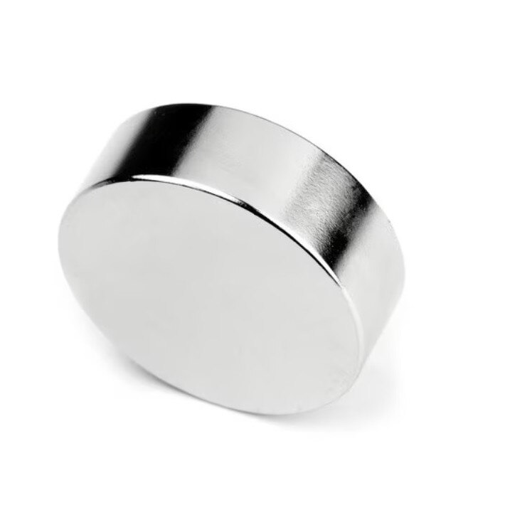 Magnet disc 30x10mm N35 Ventoo®, neodim puternic, suprafata nichelata ...