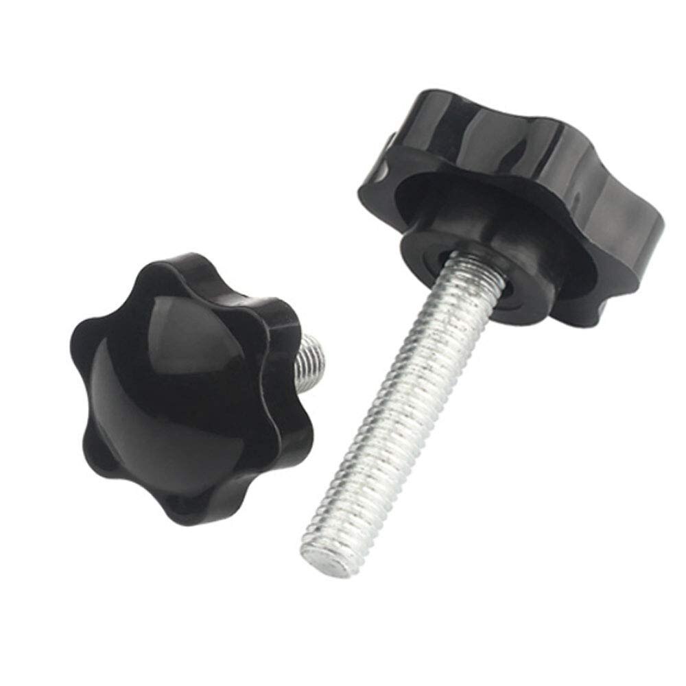 Set 8 suruburi, KkvoGmle, Plastic/Fier, 40mm, Argintiu/Negru - eMAG.ro