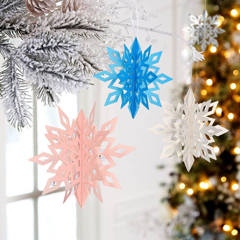 Set 6 fulgi decorativi, Sunmostar, Hartie, Roz - eMAG.ro