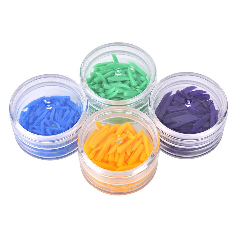 Set 4 cutii de pene dentare, Sunmostar, Plastic, Multicolor - eMAG.ro