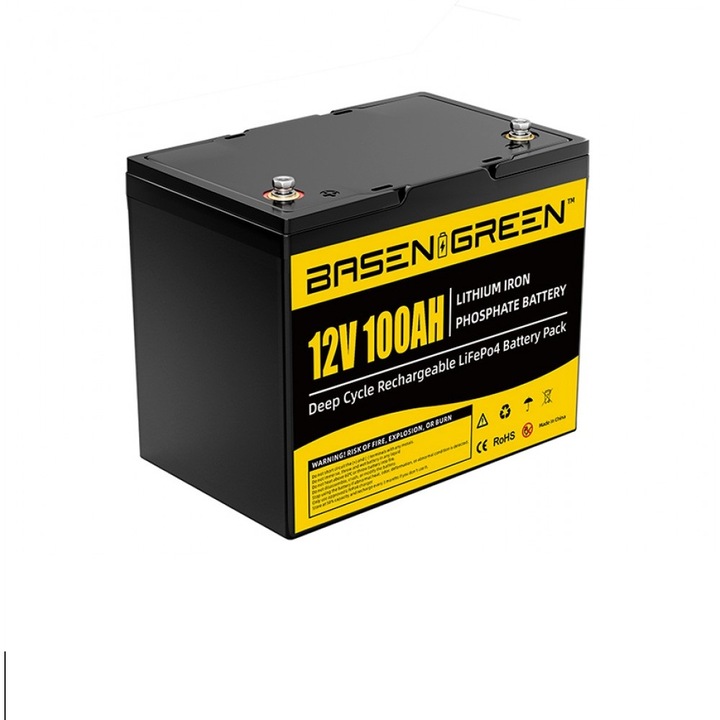 Baterie Acumulator fotovoltaice Basen Litiu LiFePo4 12V 100Ah 4000 ...