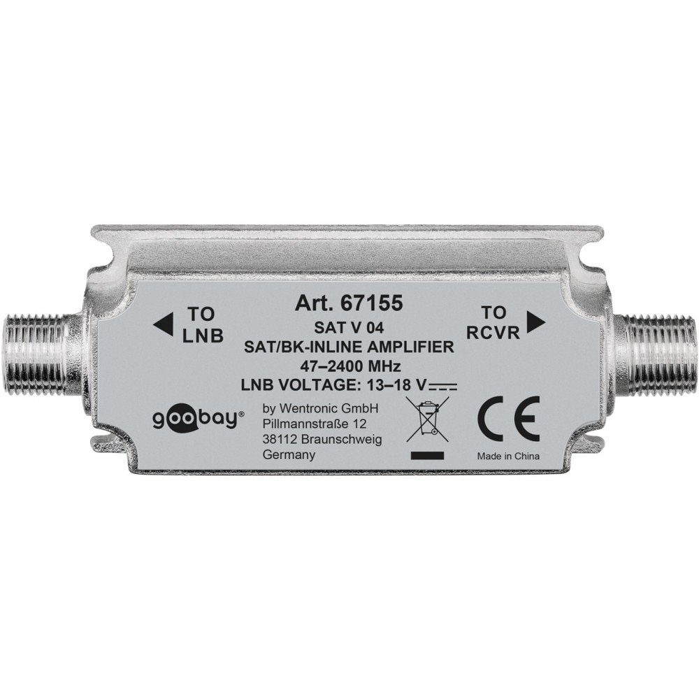 Amplificator TV 47-2400 MHz TV+SAT Goobay - eMAG.ro
