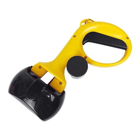 Colector deseuri animale de companie, Sunmostar, Plastic, Galben/Negru ...
