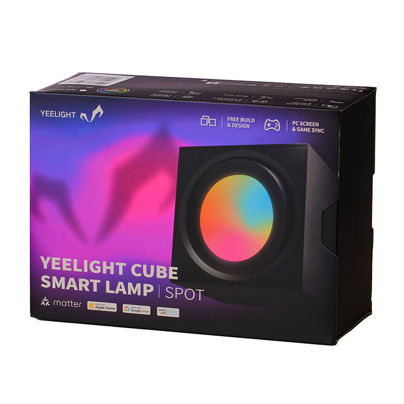 Светлинен панел за игри, Yeelight Smart Cube Light Spot, 75 x 75 x 75 ...