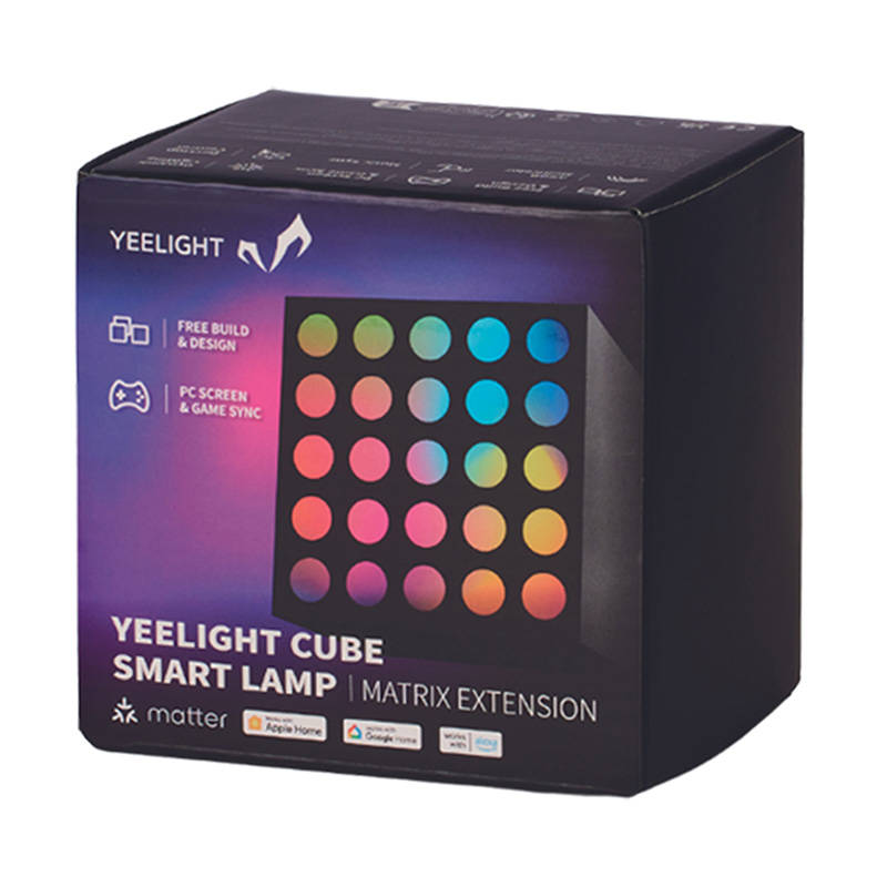 Cub de iluminat Yeelight Smart Cube Light Matrix, LED Multicolor - eMAG.ro