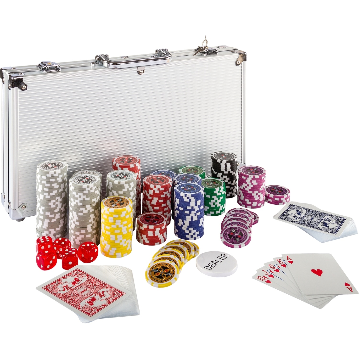 Set poker, GAMES PLANET®, 300 de jetoane - eMAG.ro